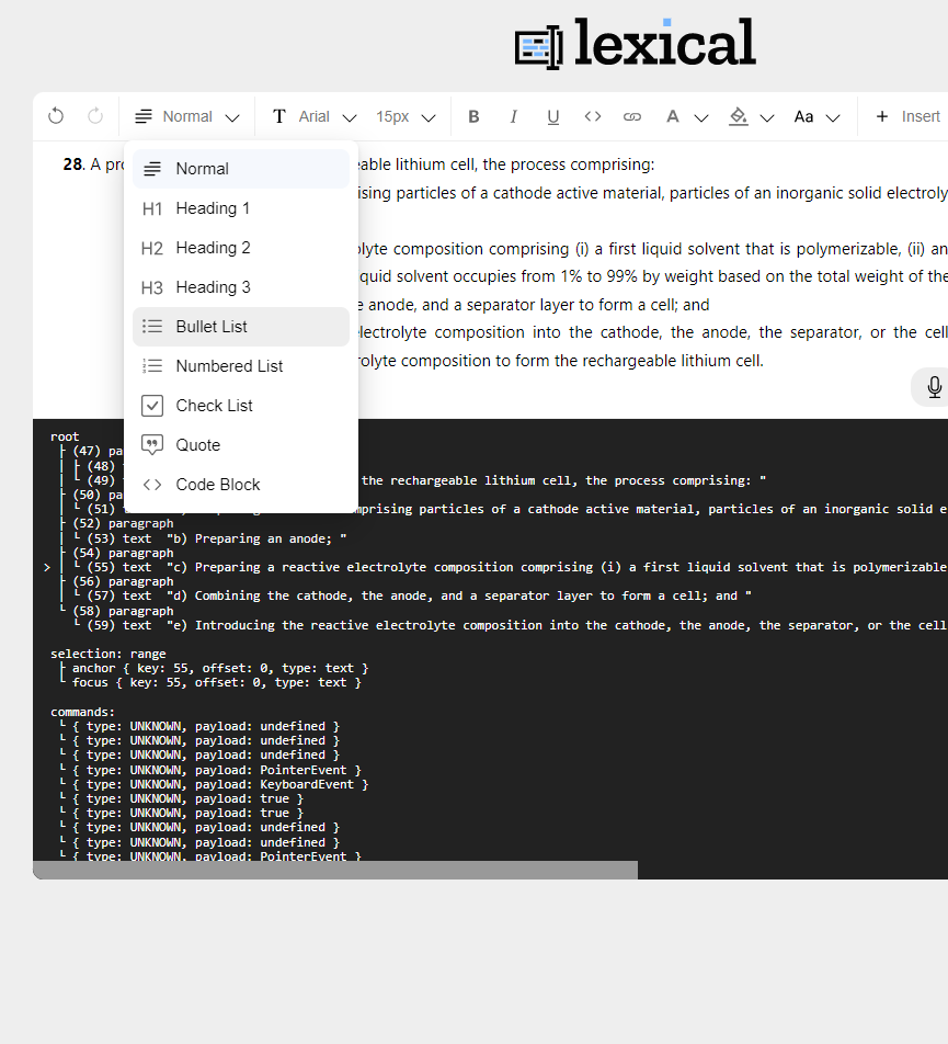 Bug: Crash when changing paragraph to a list after pasting in with indent · Issue #4379 ...