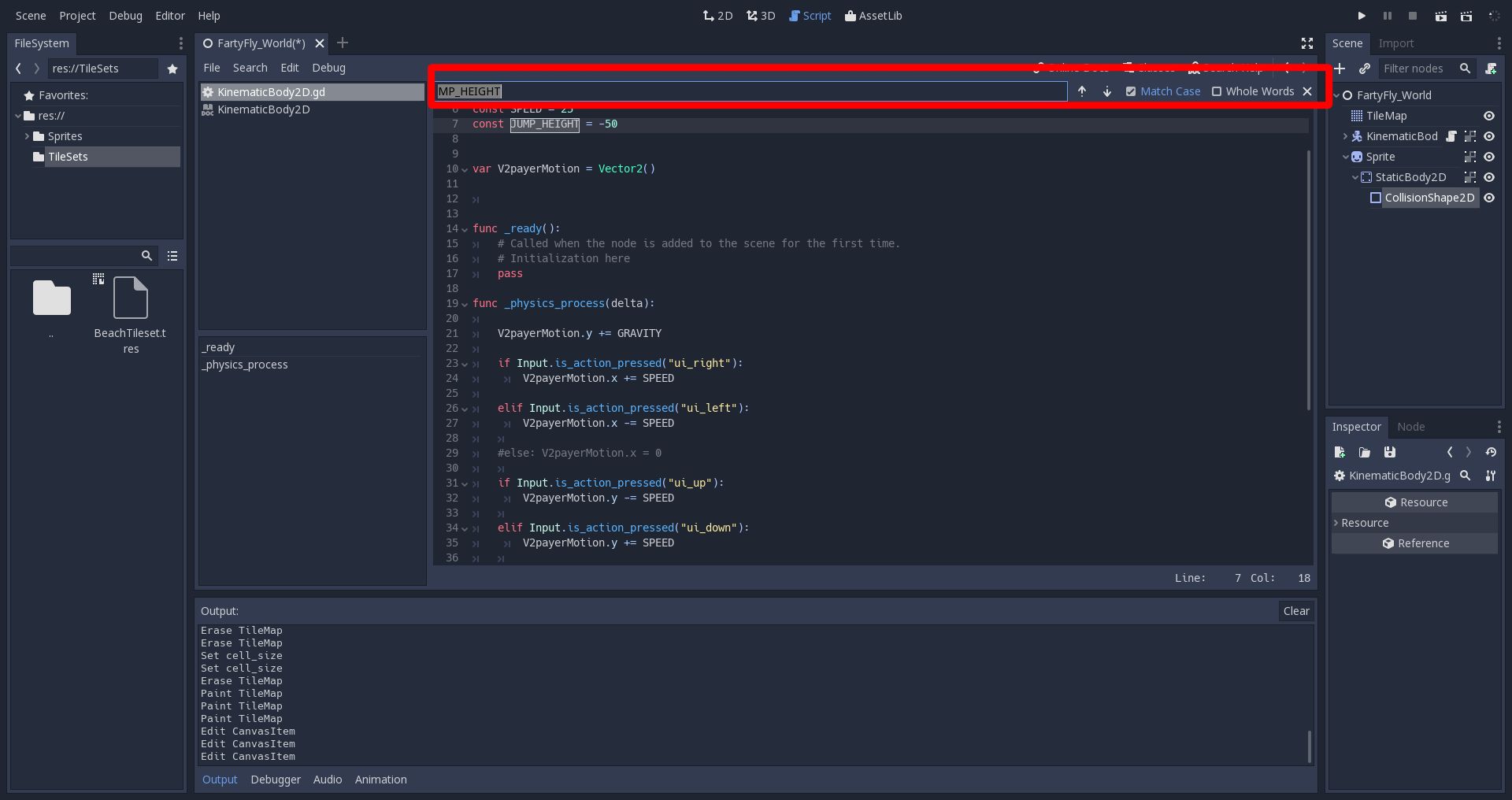 No replace in the ctrl + f search. · Issue #19952 · godotengine/godot ...