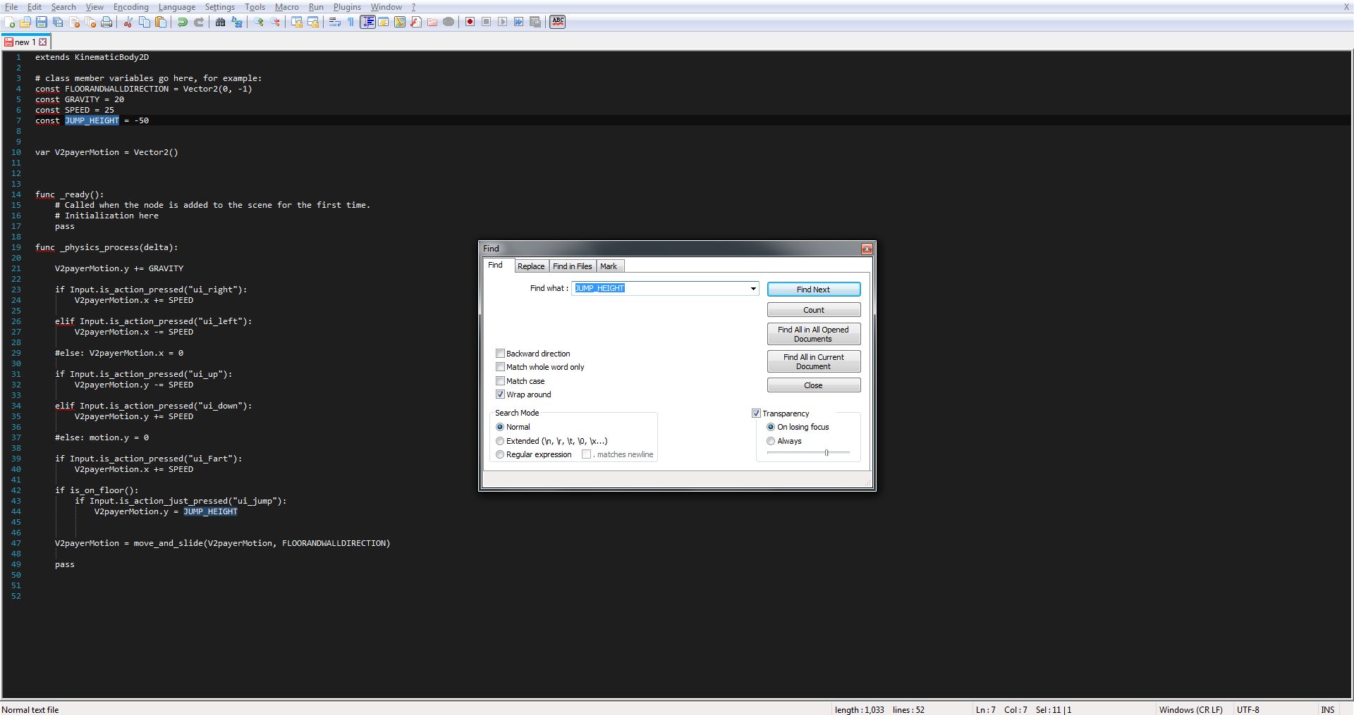 No replace in the ctrl + f search. · Issue #19952 · godotengine/godot · GitHub