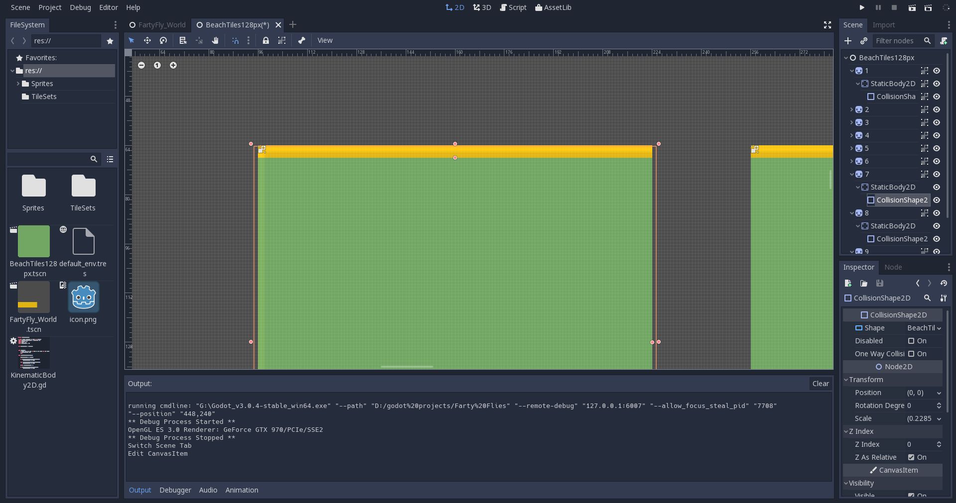 hovering collision from tilemap · Issue #19956 · godotengine/godot · GitHub