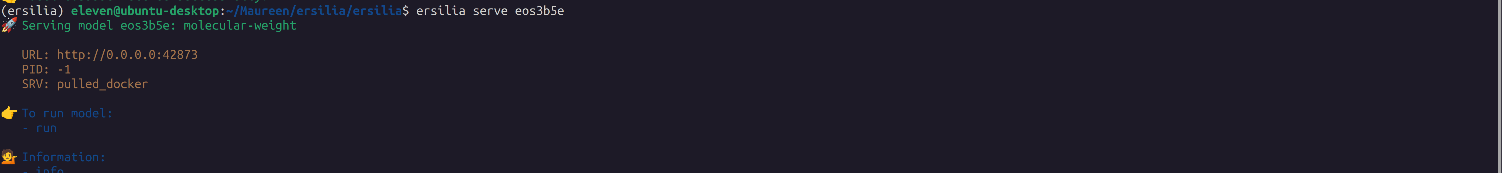 ️ Contribution period: Maureen Mugo · Issue #822 · ersilia-os/ersilia · GitHub