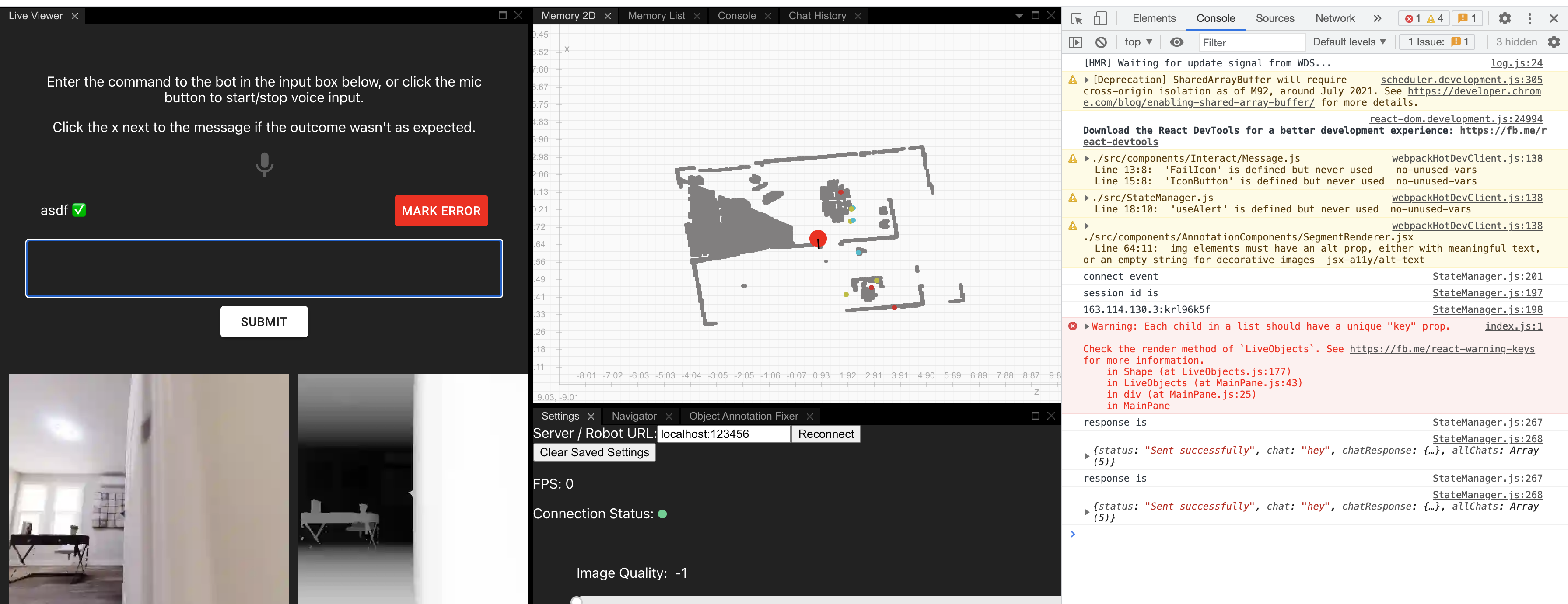 Message shows up as green checkmark even if server didn't receive message · Issue #604 ...