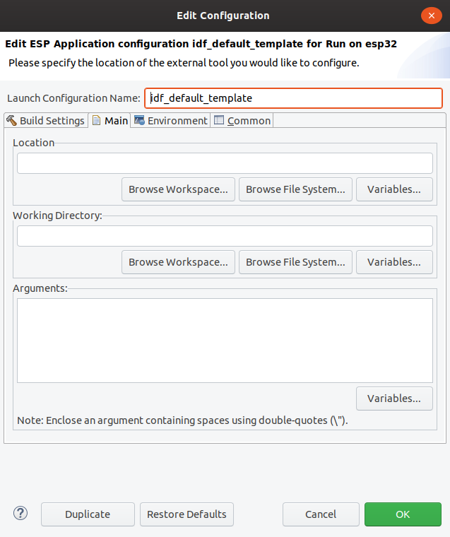 Incorrect Automatic Plugin Configuration And Build Error · Issue 25 · Espressifidf Eclipse