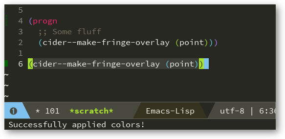 Clearer Fringe Evaluation Indicator Second Try By Ericdallo · Pull Request 2924 · Clojure