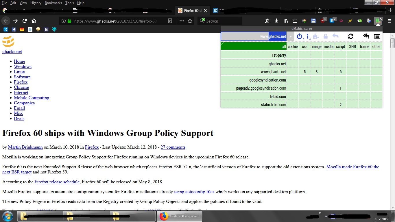 disabling css in umatrix prevents some (Print Edit WE) firefox extensions from working · Issue ...