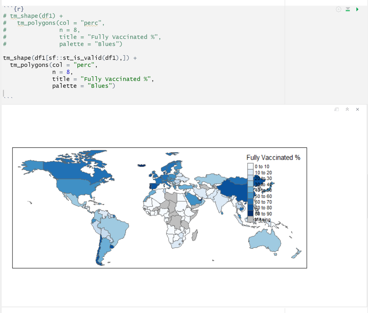 Error: Shape contains invalid polygons. Please fix it or set tmap ...