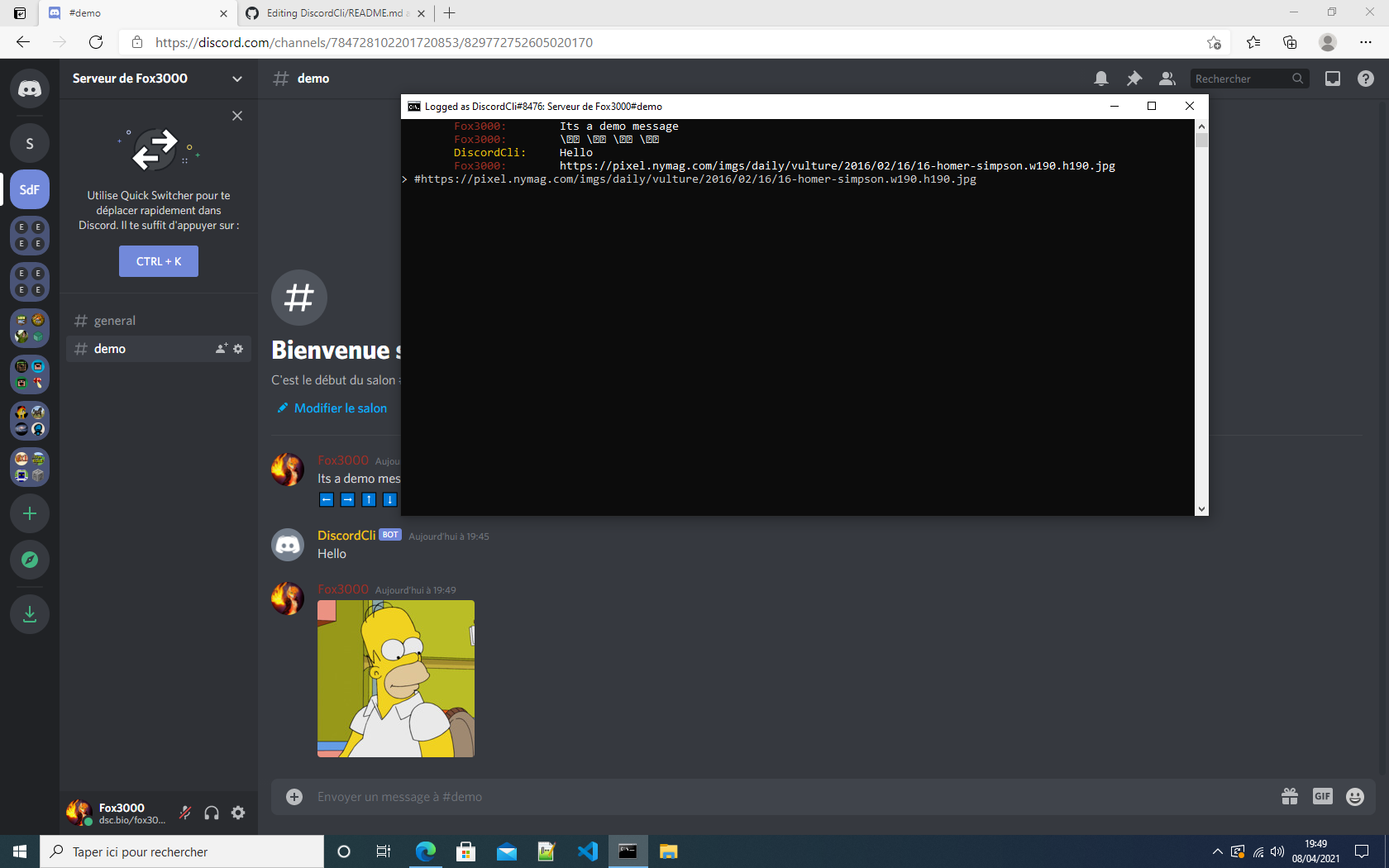GitHub - fox3000foxy/DiscordCli: This is a command line interface ...