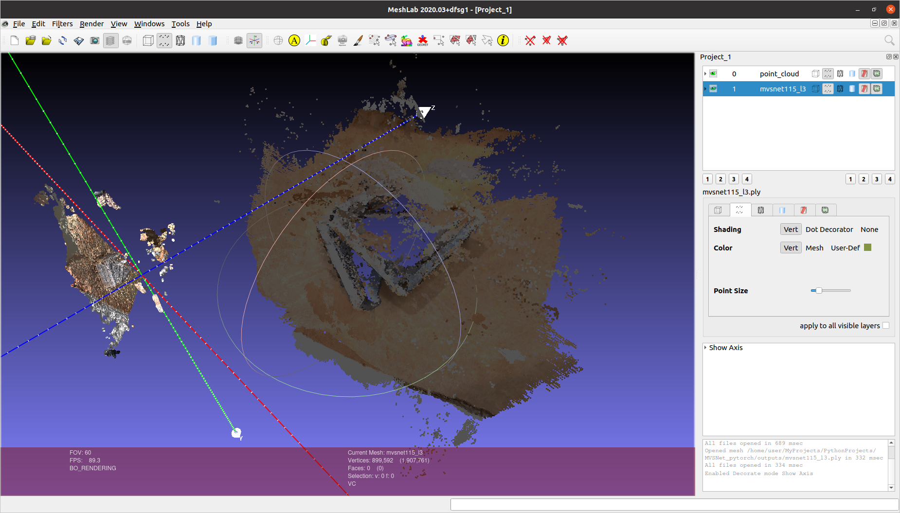 The scale factor and orientation of pointcloud exported · Issue #2376 · nerfstudio-project ...
