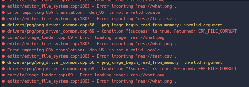 Add dedicated panel for managing failed imports · Issue #2481 · godotengine/godot-proposals · GitHub