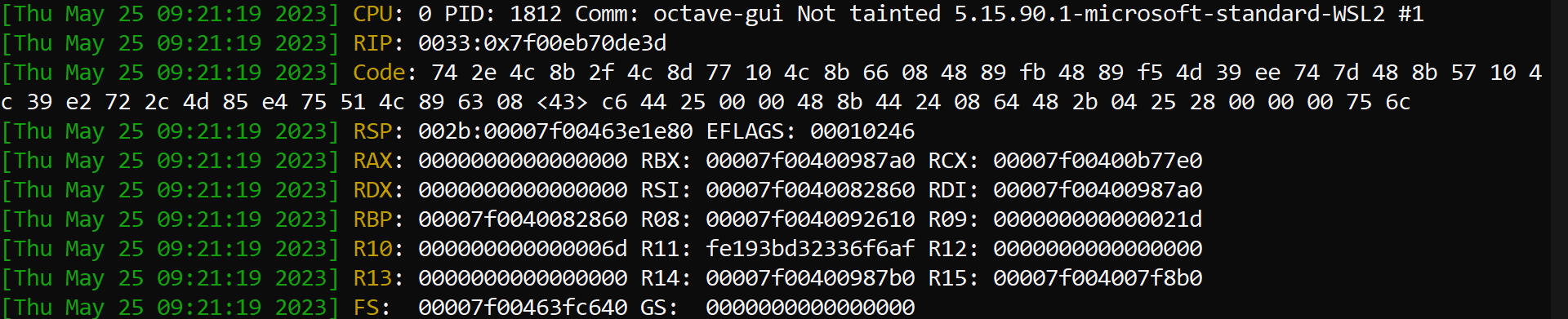 Unexpected fatal signal 11 · Issue #378 · microsoft/wslg · GitHub