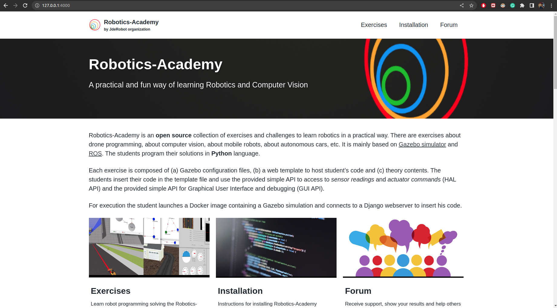 Instructions to launch exercise with GPU is missing · Issue #1986 · JdeRobot/RoboticsAcademy ...
