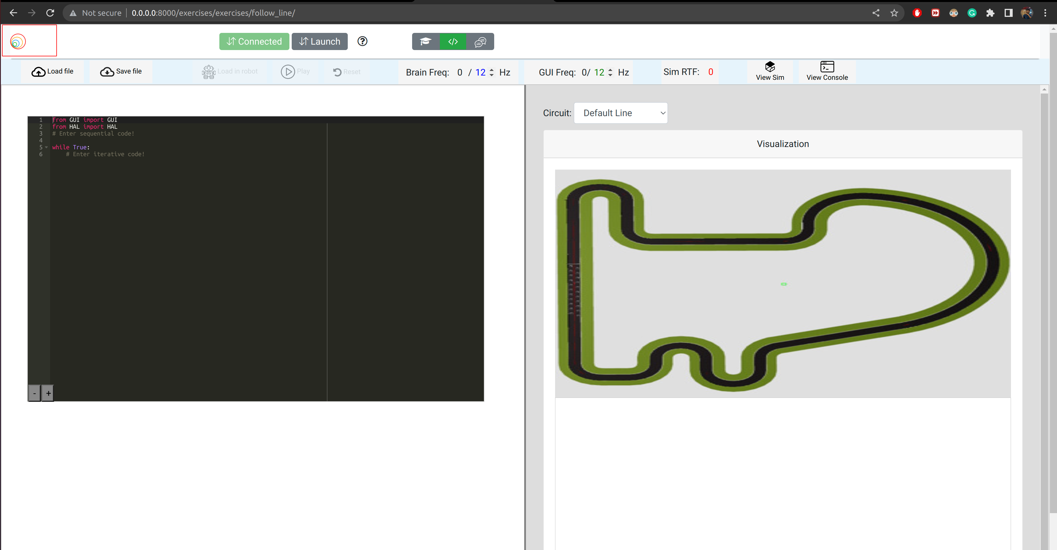 [Enhancement] Hyperlink the JdeRobot Logo to homepage · Issue #1998 · JdeRobot/RoboticsAcademy ...