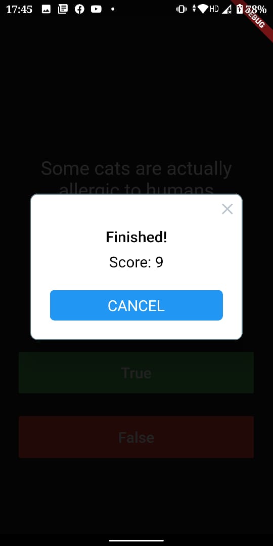 GitHub - SUBASISHGHOSH/Quizzler: -a Flutter quiz app