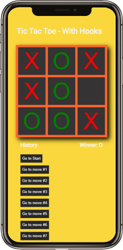 GitHub - nikhathfirdose/TicTacToe: A tic-tac-toe game built with React hooks