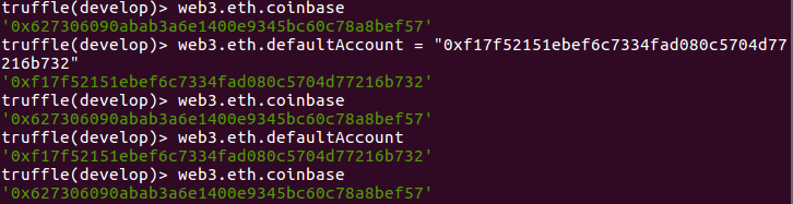 cant change web3.eth.coinbase by web3.defaultAccount = "other account address" · Issue #1231 ...