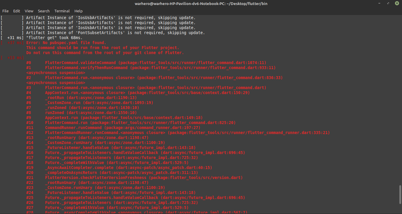 Importing dependencies or packages taking long on linux · Issue #72925 · flutter/flutter · GitHub