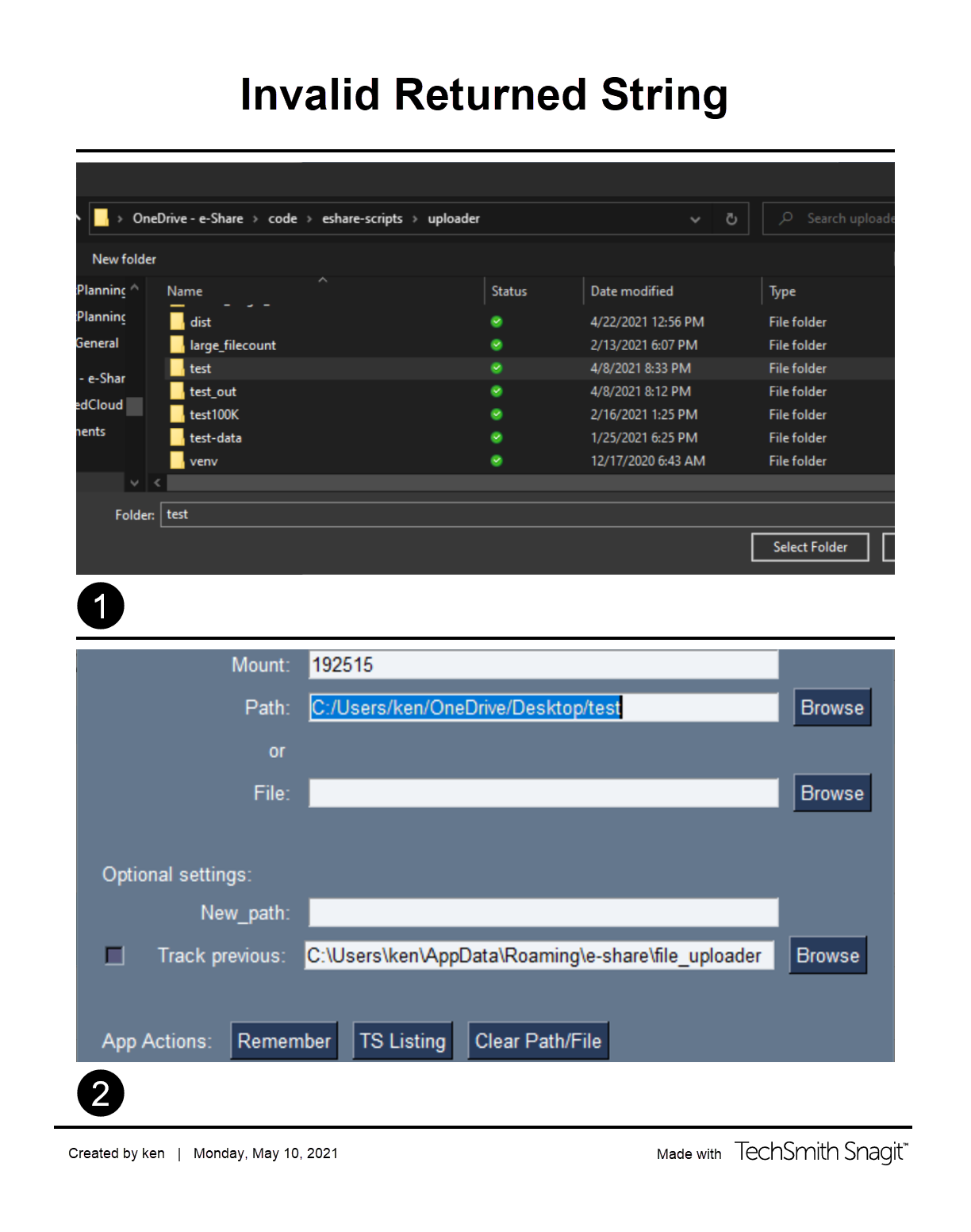 [ Bug] sg.FolderBrowse returns back incorrect folder path string - some times · Issue #4265 ...
