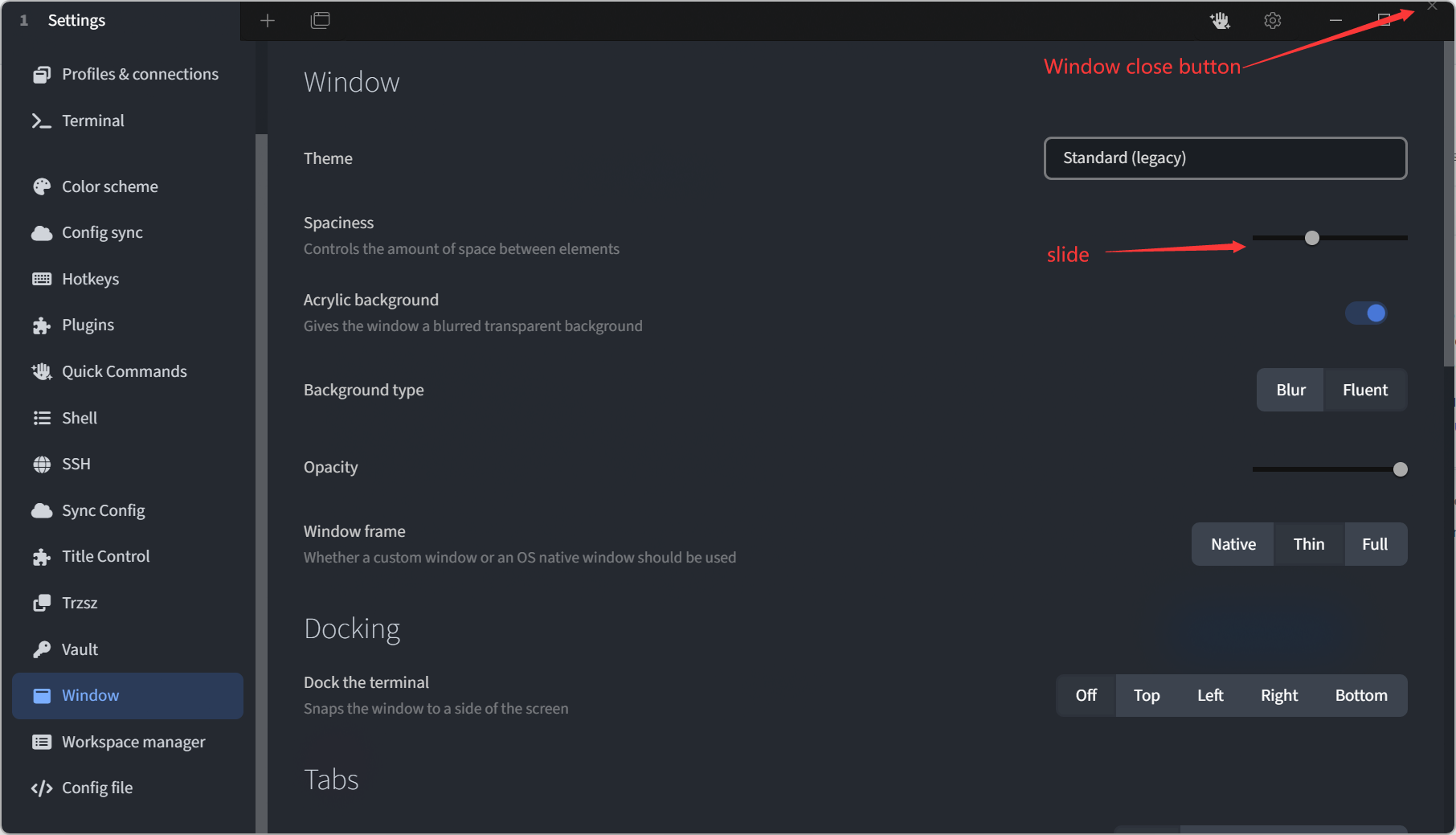 Close button misalignment · Issue #8141 · Eugeny/tabby · GitHub