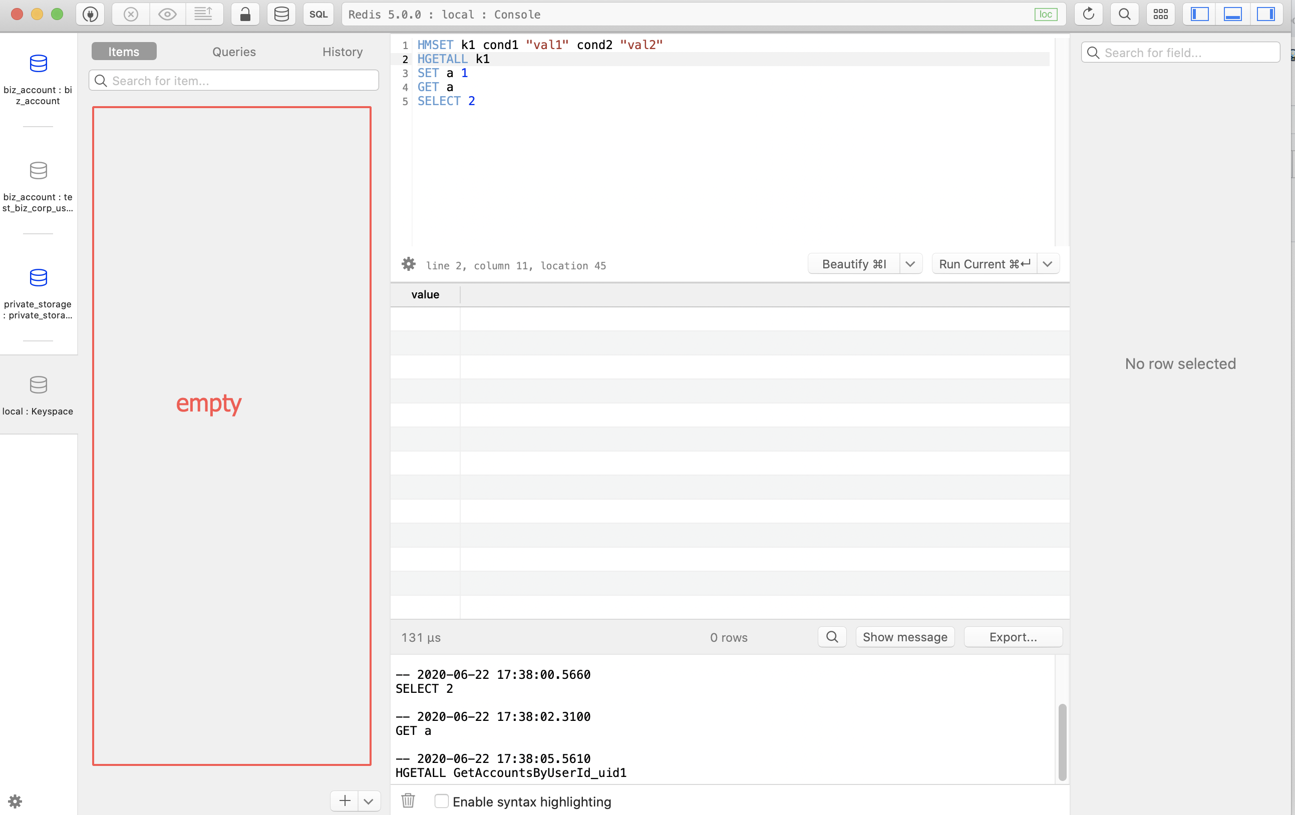 redis now showing db list and items · Issue #1966 · TablePlus/TablePlus · GitHub