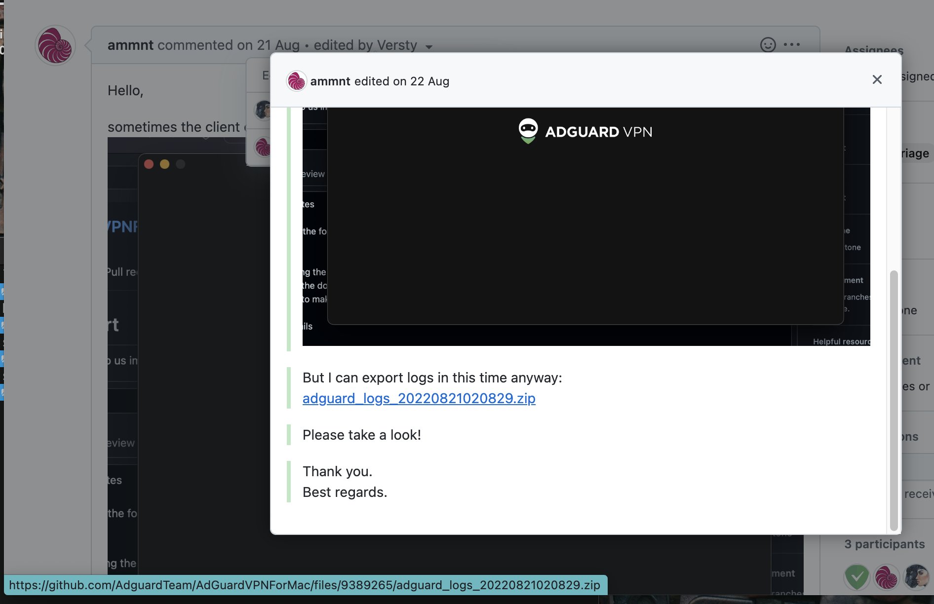 VPN client launch is stucked sometimes · Issue #135 · AdguardTeam/AdGuardVPNForMac · GitHub