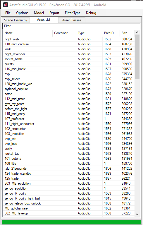 Missing AudioClips? · Issue #606 · Perfare/AssetStudio · GitHub