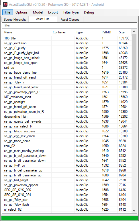 Missing AudioClips? · Issue #606 · Perfare/AssetStudio · GitHub