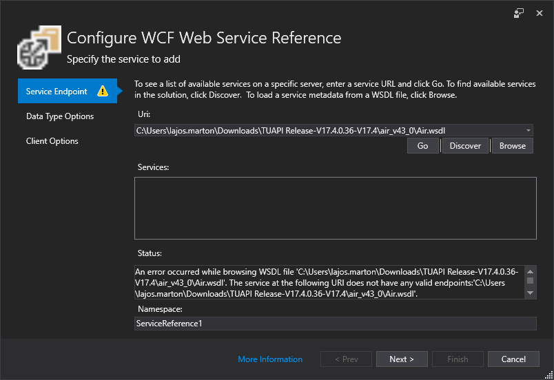 Travelport UAPI's WSDLs seems not usable as WCF Web Service Reference · Issue #2794 · dotnet/wcf ...