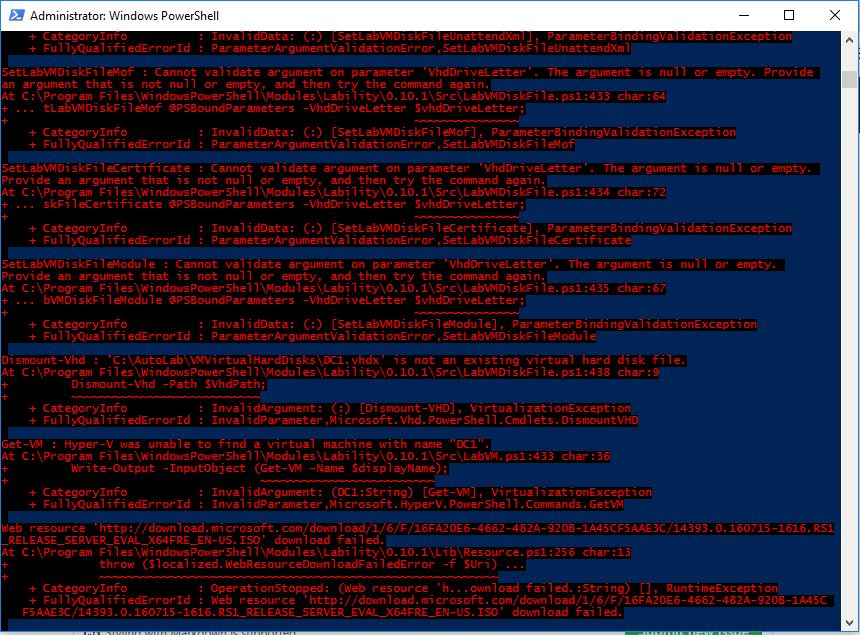 AutoLab Error on creating VM's on Hyper-V · Issue #152 · pluralsight/PS-AutoLab-Env · GitHub