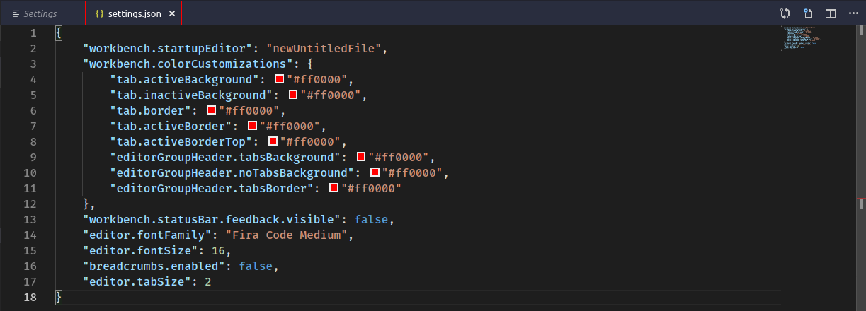 tab and editorGroupHeader not changing background color. · Issue #75660 · microsoft/vscode · GitHub
