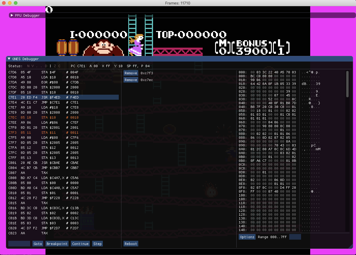 GitHub - brandonpelfrey/qnes: A Famicom/NES Emulator+Debugger written ...