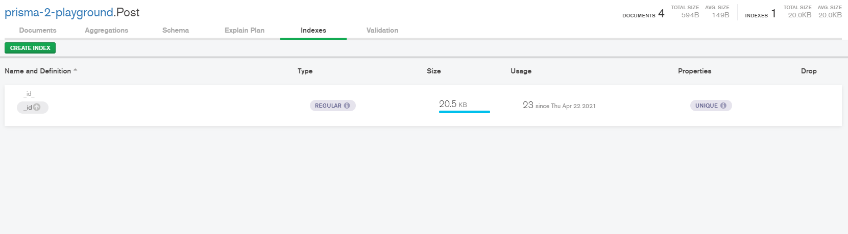 MongoDB Prisma Client not creating indexes correctly · Issue #6756 · prisma/prisma · GitHub