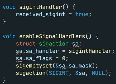 Struct sigaction (signal.h) and DT_REG/DT_DIR/DT_LNK (dirent.h) not recognized by C/C++ ...