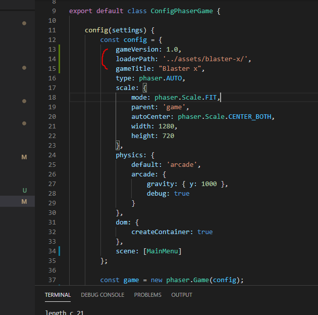 Cannot change some data of the initial game settings. · Issue #5305 ...