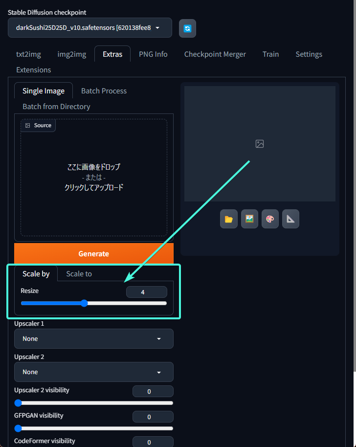 [Bug]: Extras的图片放大选项没有了，无法设置图片放大的尺寸，倍率 · Issue #13015 · AUTOMATIC1111/stable-diffusion-webui ...