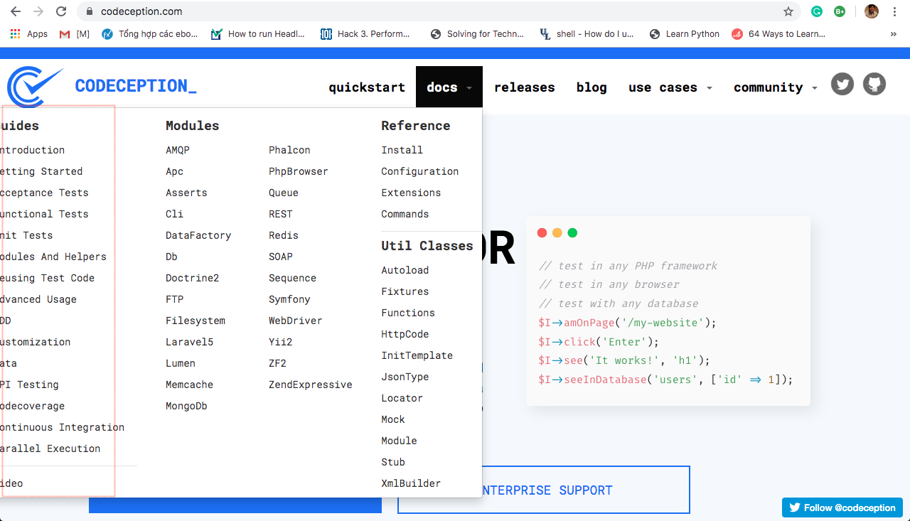 The css error at the dropdown menu · Issue #5684 · Codeception/Codeception · GitHub