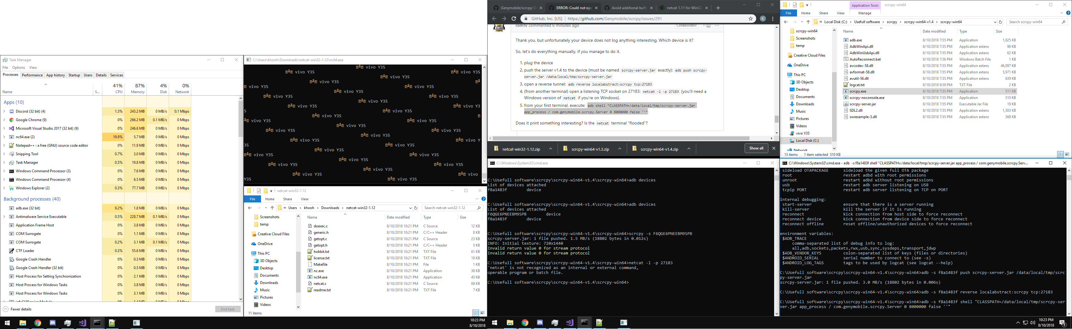ERROR: Could not open video stream · Issue #291 · Genymobile/scrcpy ...