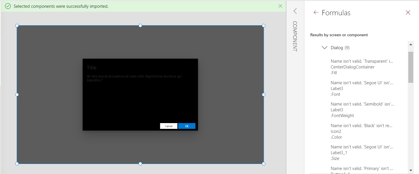 [BUG]: Black Background in Component Library Object Panel · Issue #295 · microsoft/powercat ...