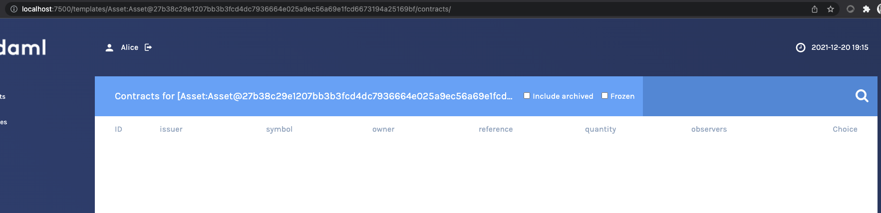Bug Navigator Does Not Show All Contracts · Issue 12218 · Digital Assetdaml · Github 