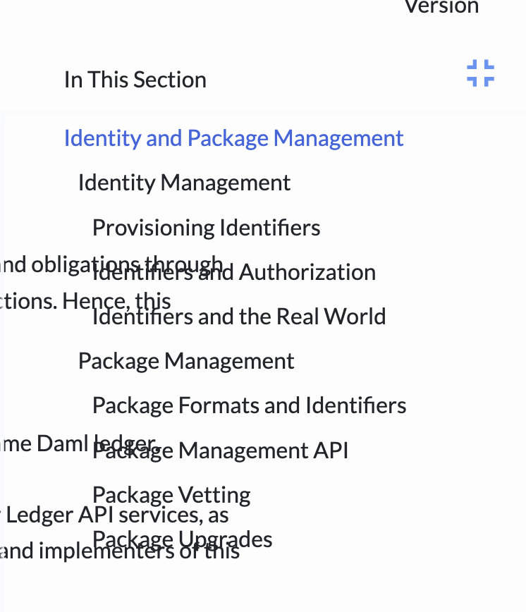 [BUG] Docs Contents pane is transparent · Issue #13046 · digital-asset/daml · GitHub