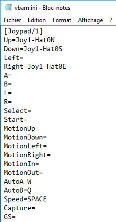 Key binding not saved properly. · Issue #273 · visualboyadvance-m ...