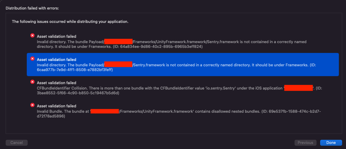 Ios Archiving Fails For `v0240` Due To Nested Bundle Invalid Framework Path · Issue 1059 3143