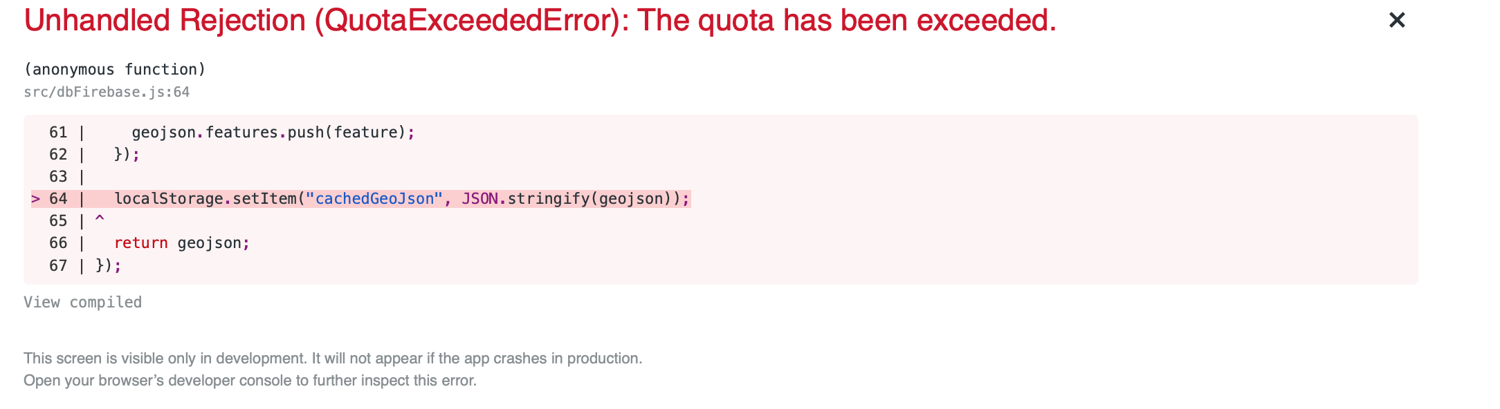 Bug When Using Safari Browser Error · Issue 428 · Geovation Photos · Github