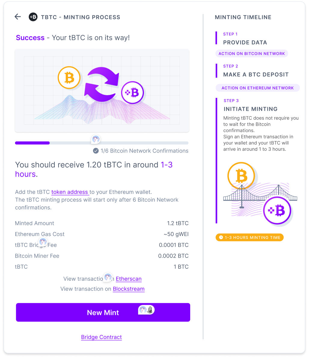 Make it easier to track confirmations of a deposit · Issue #429 · threshold-network/token ...