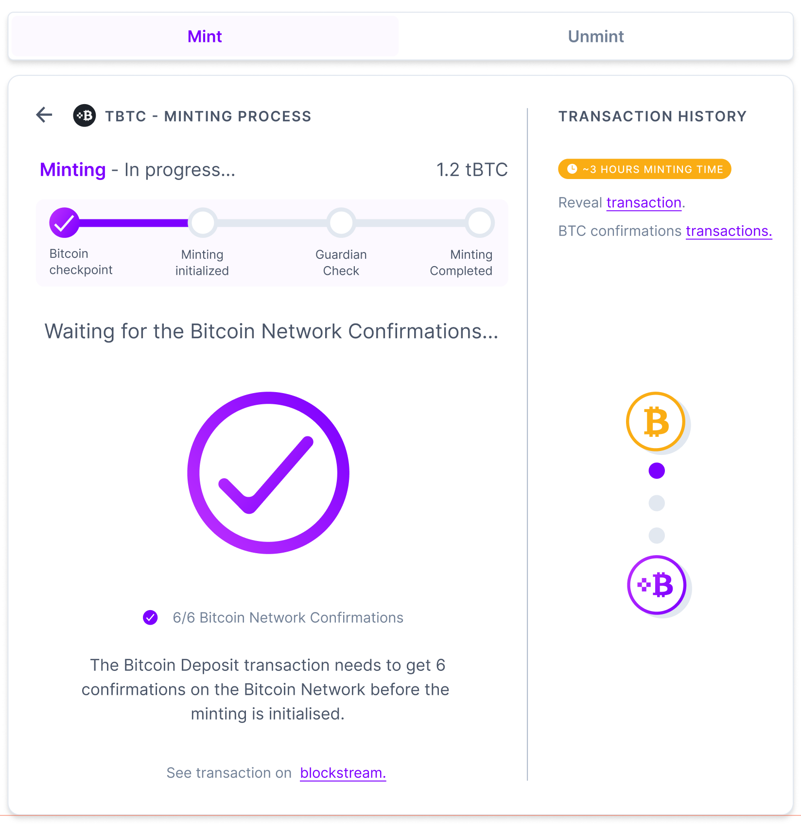 Show the minting progress · Issue #448 · threshold-network/token-dashboard · GitHub