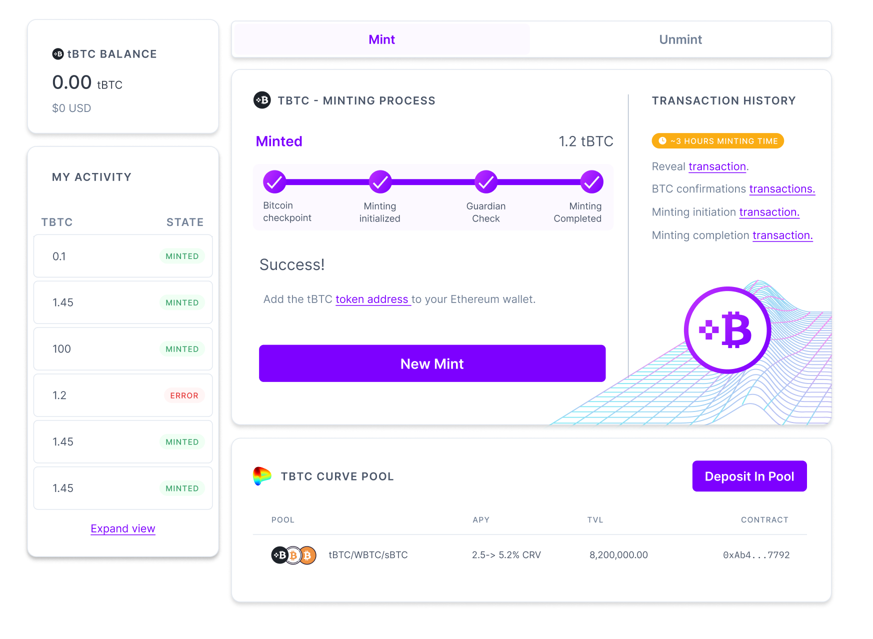 My Activity Card Changed Behavior · Issue #471 · threshold-network/token-dashboard · GitHub
