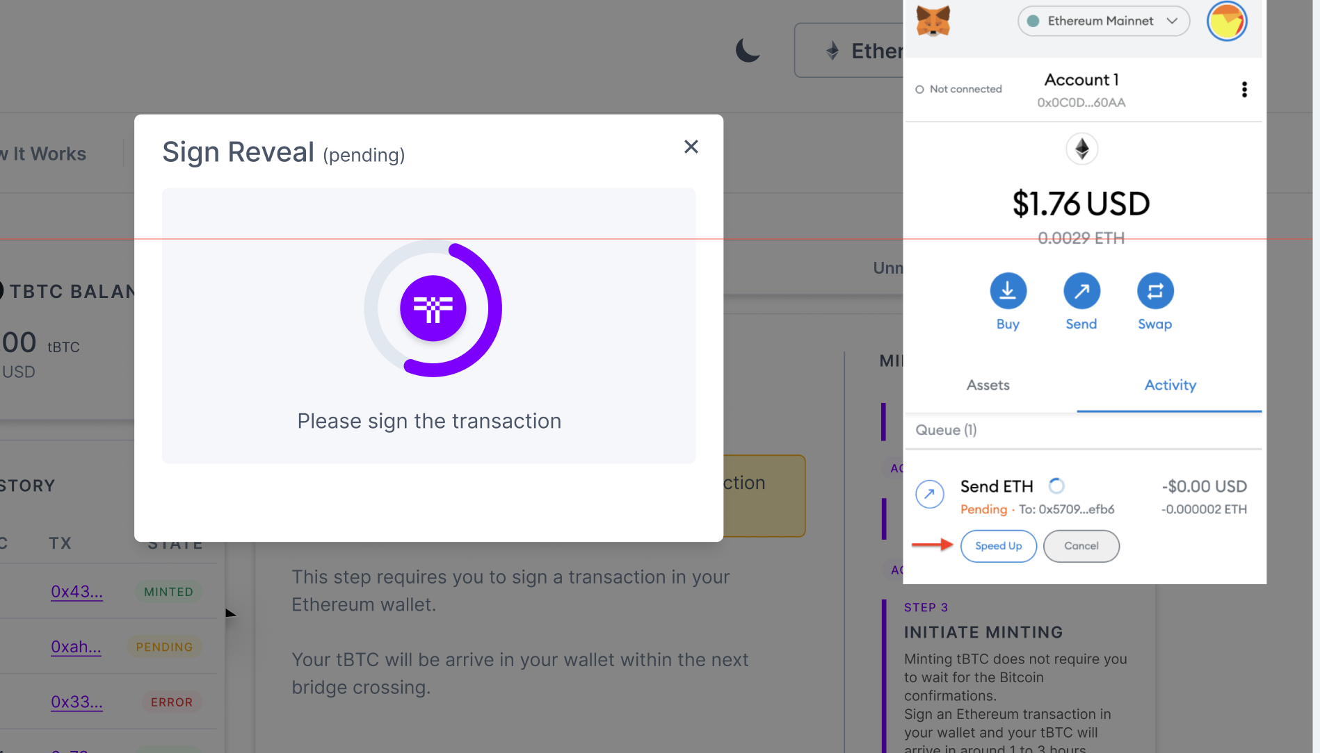 Resume a deposit · Issue #457 · threshold-network/token-dashboard · GitHub