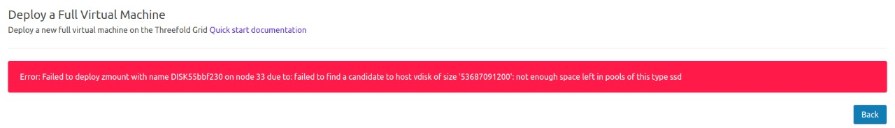 Failed to deploy zmount on node 33 · Issue #231 · threefoldtecharchive/tfgridclient_proxy · GitHub