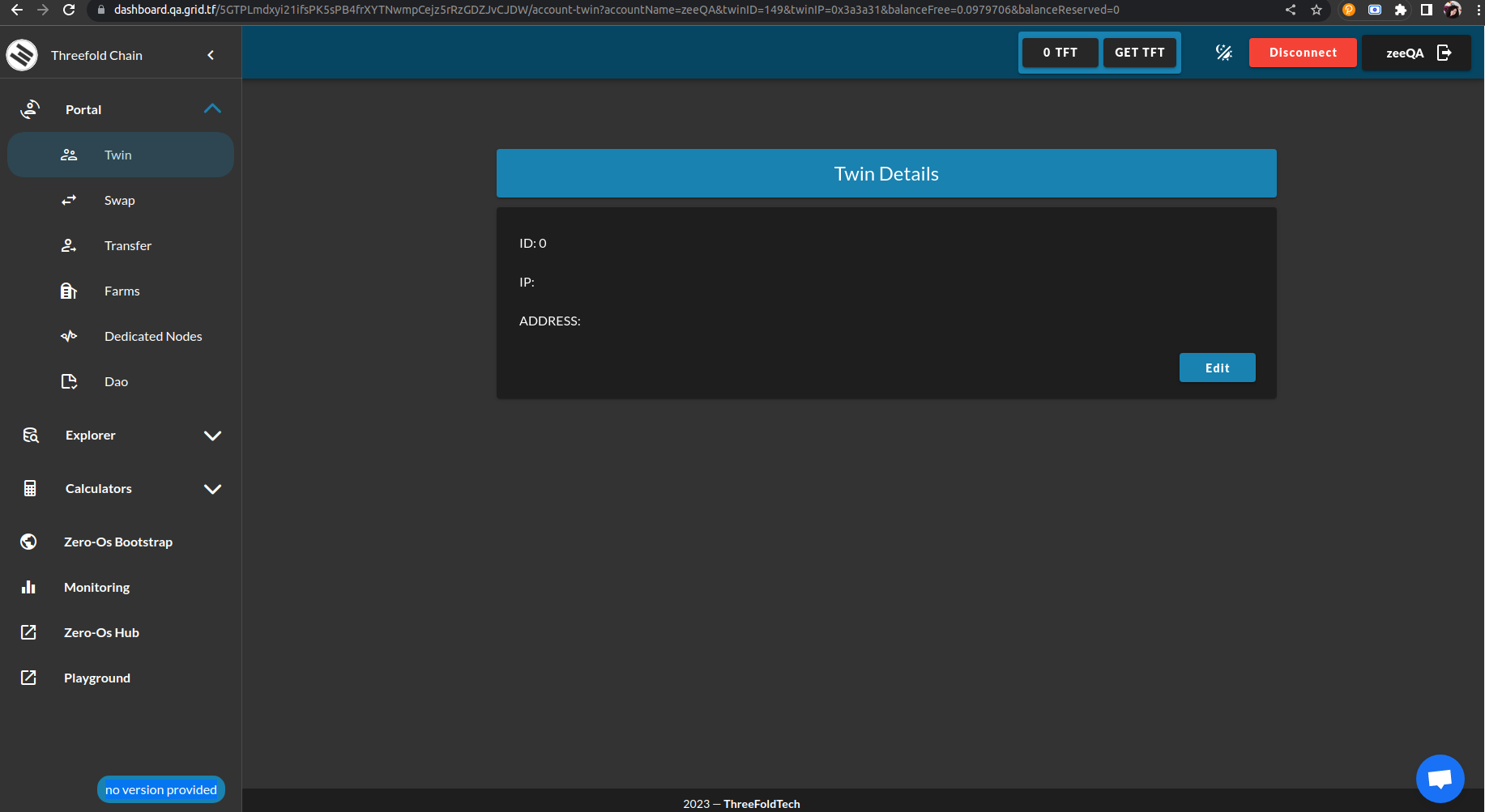 can't create a new twin on QA net · Issue #479 · threefoldtecharchive/tfgrid_dashboard · GitHub