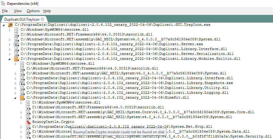 "Duplicati needs to be updated" warning on upgrade to MacOS Monterrey 12.1 · Issue #4668 ...