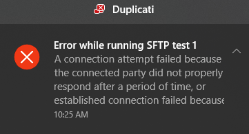 Better Notifications for failed backups · Issue #3379 · duplicati/duplicati · GitHub